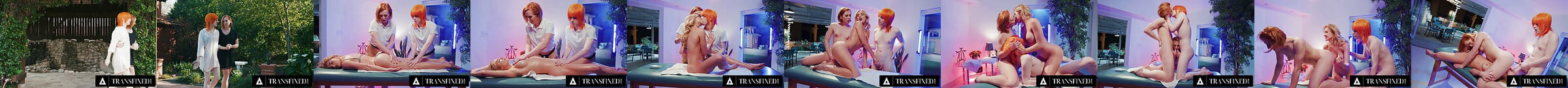 Transfixed Horny Trans Couple Wants A Threesome With Hot Cis Masseuse